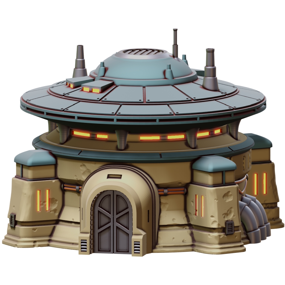 3D Printed Sci-Fi / Space Terrain - Dark Star Games