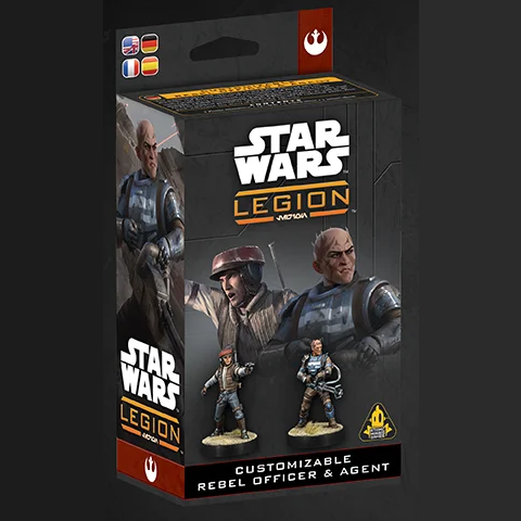 Customizable Rebel Officer & Agent - Star Wars: Legion