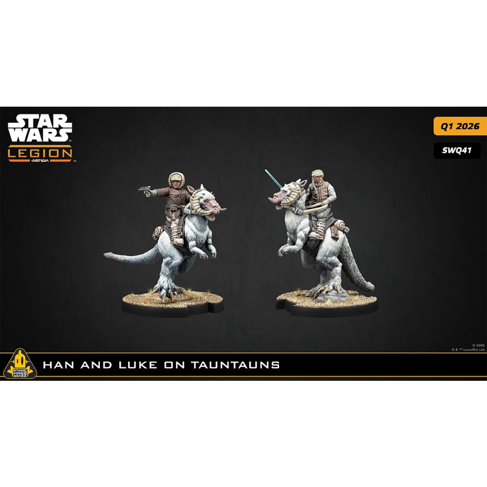 Han & Luke on Tauntauns - Star Wars: Legion