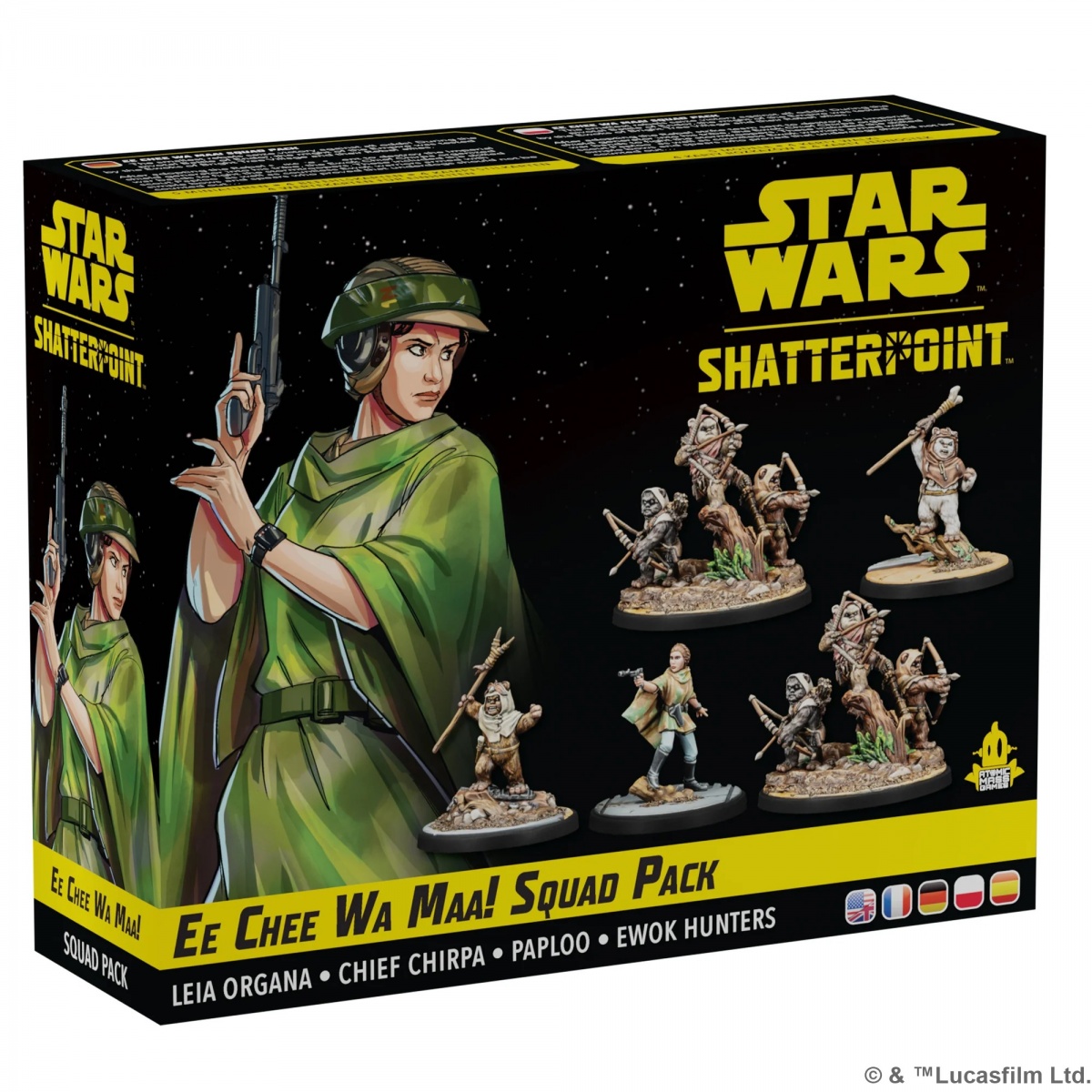 Star Wars: Shatterpoint Leia and Ewoks Squad Pack