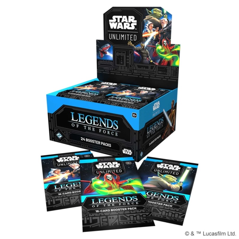 Star Wars: Unlimited - Legends of the Force Booster Box (24 Packs)